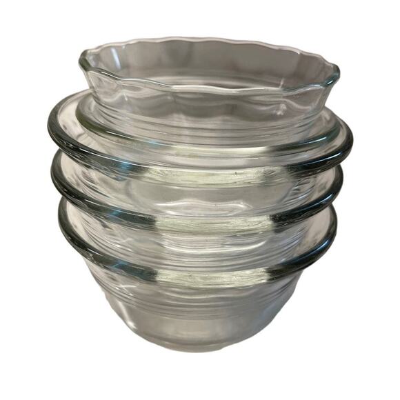 Pyrex | Dining | Set Of 5 Vintage Pyrex Pinch Dessert Bowls | Poshmark